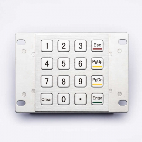 4x4 Keys Waterproof Ip65 Metal Keypads Stainless Steel Keypads For Self ...