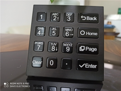 Black 4X4 IP65 Waterproof Industrial Metal Keypad Stainless Steel ...